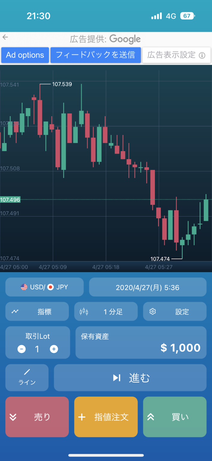 【BEST3】FXのデモトレード・過去検証アプリ｜スマホで練習やバックテストが可能